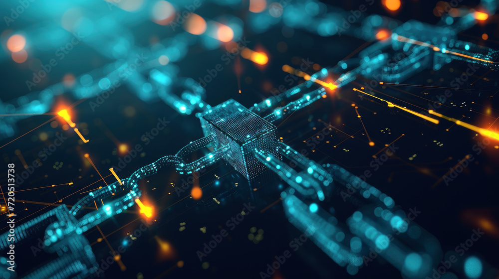 Showcasing the essence of blockchain's distributed nature, this ...