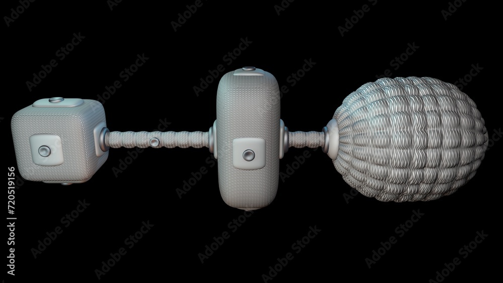 Inflatable space habitats. Inflatable space station. Inflatable habitat ...