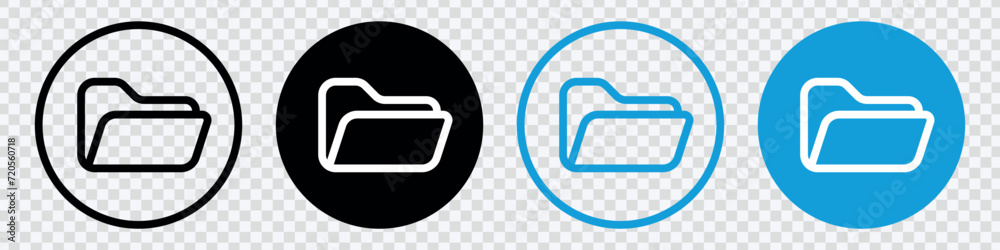 "Effortless organization with our Open Folder Icon – A versatile symbol ...