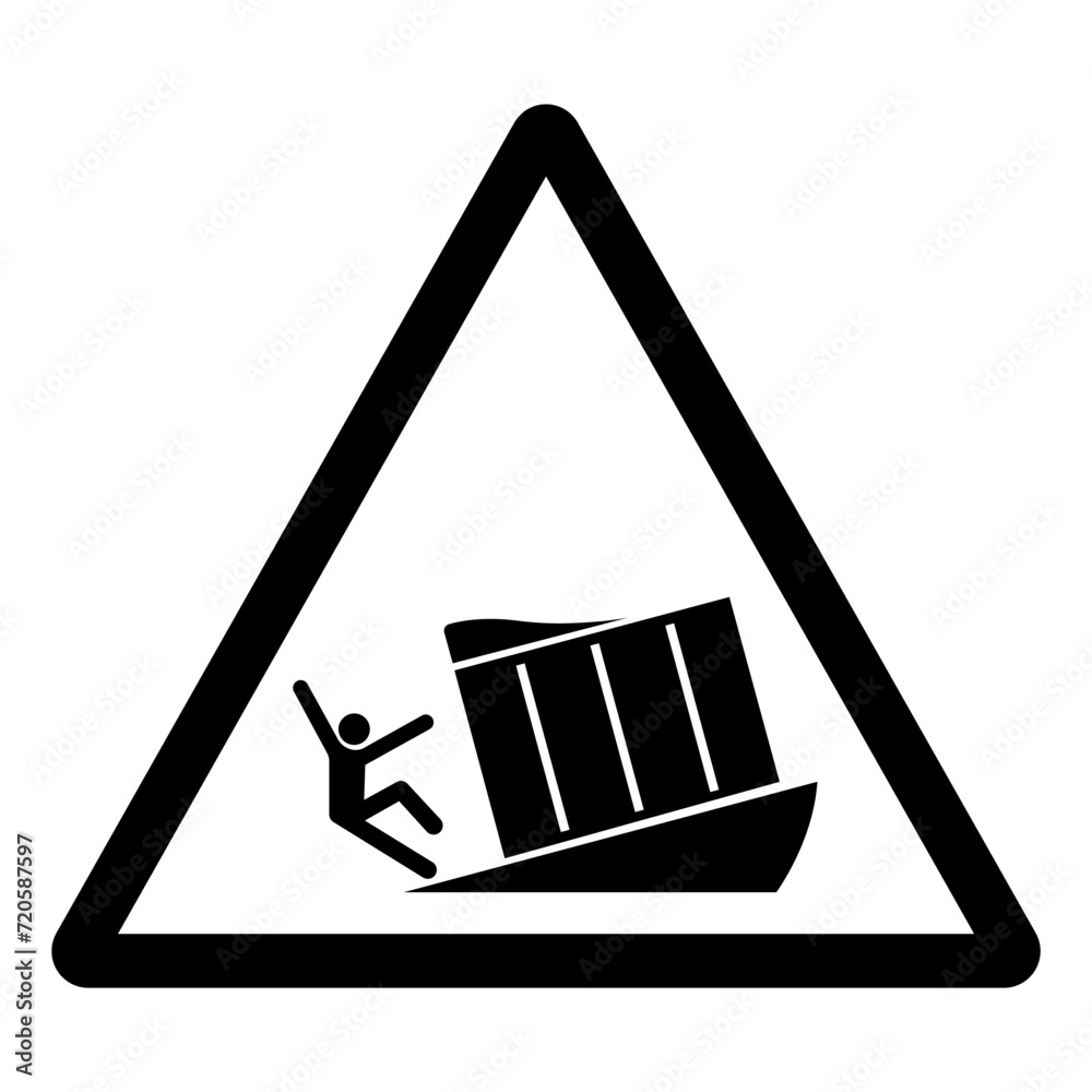 Unsupported Loading Dock Symbol Sign, Vector Illustration, Isolate On ...