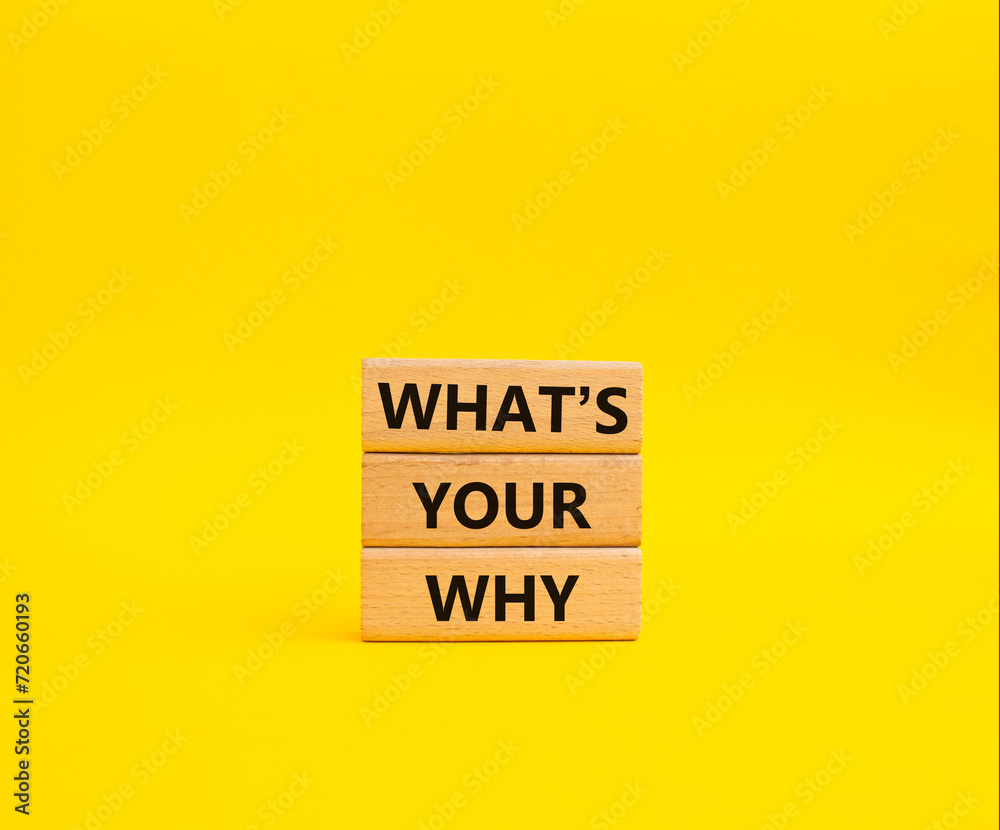 What is Your Why symbol. Concept words What is Your Why on wooden ...