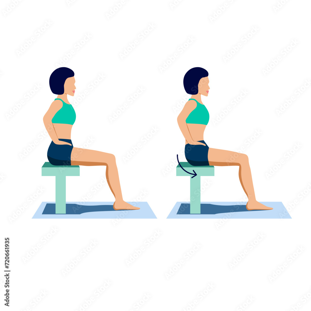 Pelvic rotation exercise for reduce lumbar lordosis and anterior pelvic ...