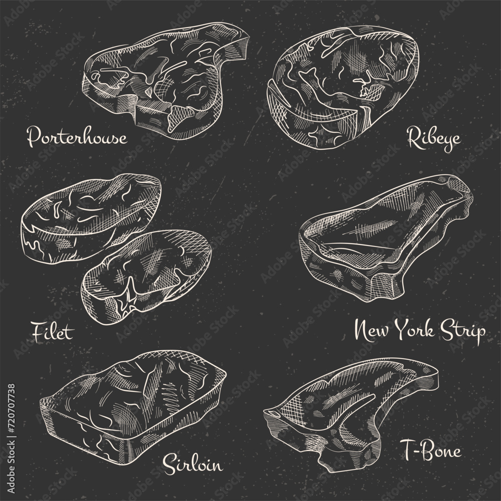 Vecteur Stock Black Board Background and Chalk. Ribbon of of Popular ...