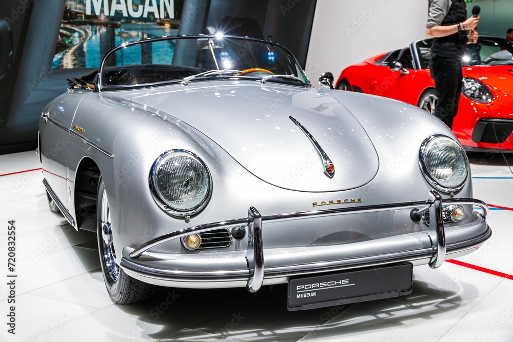 Porsche 356 A 1600 Super Speedster classic 1958 sports car Stock Photo ...