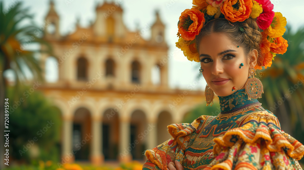 Lively Spanish cultural scenes. Iberian heritage visuals. Image ...