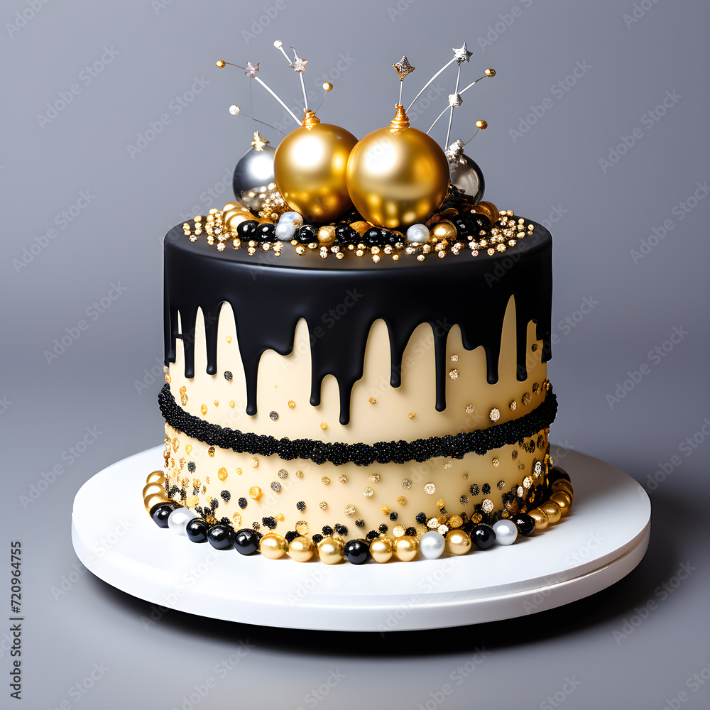 Wedding Cake with Gemstone Accents, Luxurious Wedding Cake Design, Gem ...