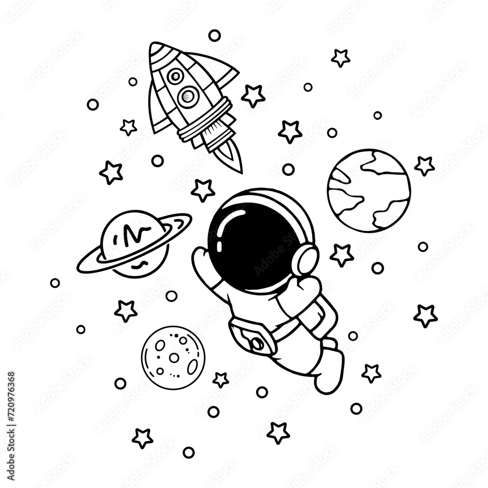 Astronaut Svg Cut Files, Space svg, Rocket Svg, Space shuttle svg, Moon ...