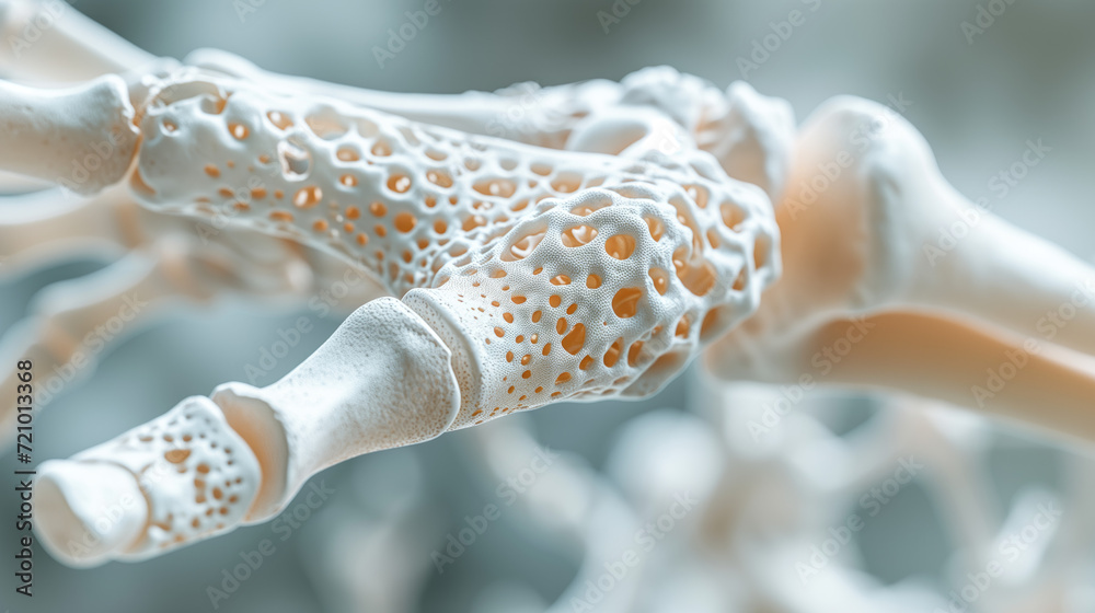 Serious osteoporosis, hand bones Stock Illustration | Adobe Stock