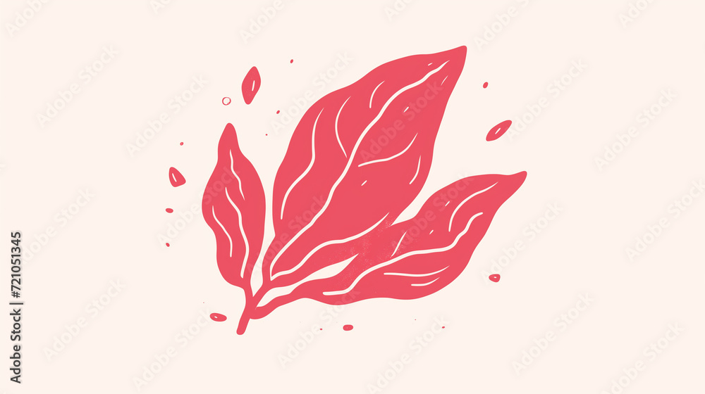 The red herb, with its vibrant color and medicinal properties water ...