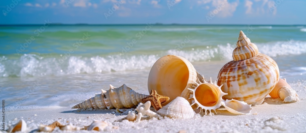Shell Seekers: Exploring the Beach with Flippers and Collecting an ...