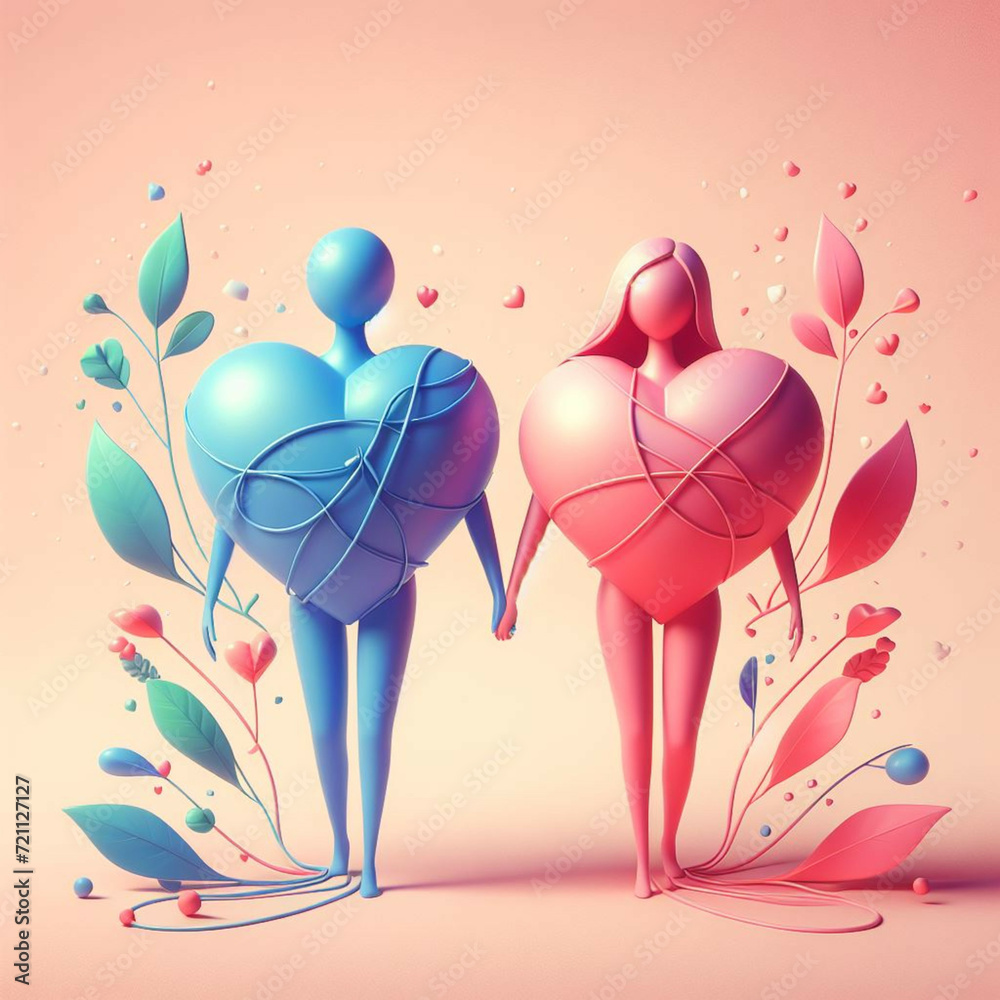 “Love Stories: A visual mosaic of the essence of love". A testament to ...