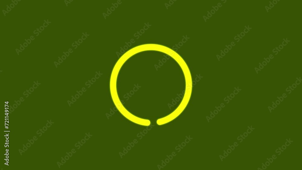 Loading Circle Gradient, A single gradient circle rotating and looping, Animation of a loading ...