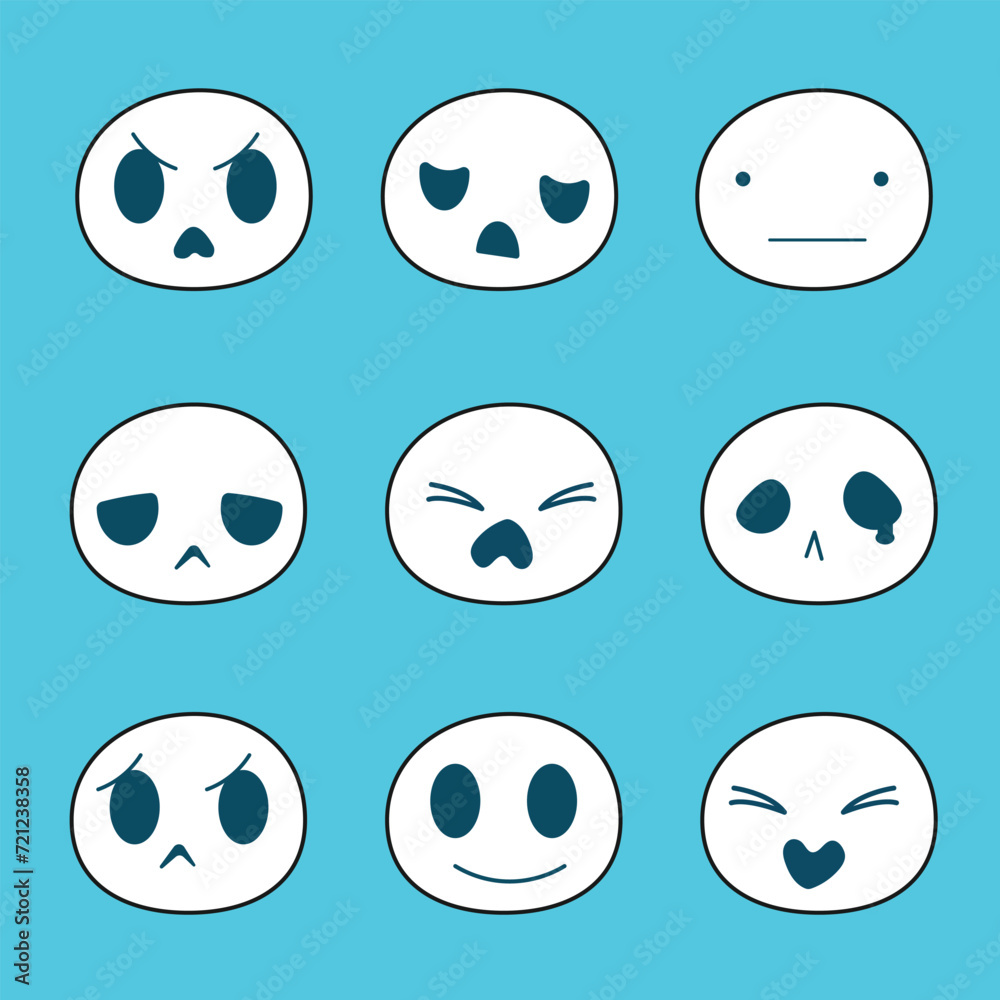 Emoticon set that captivates with expressive characters and unique ...