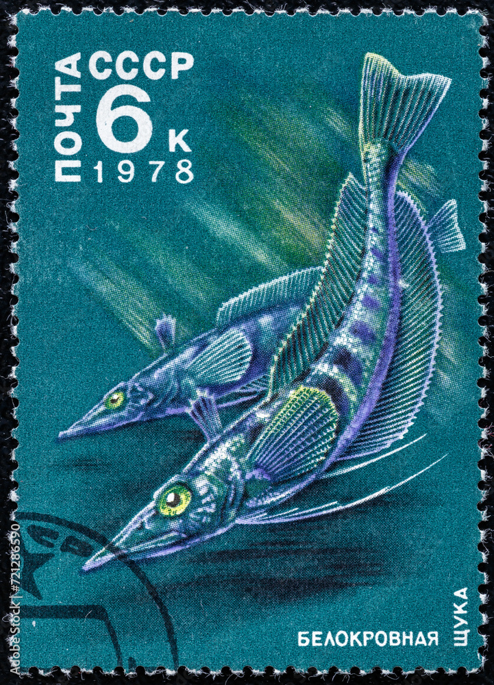 Soviet Union, circa 1978 : USSR post stamp from the Arctic Animals ...