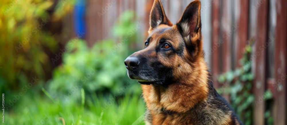 Adorable German Shepherd Dog Caught Pooping in Backyard - German ...