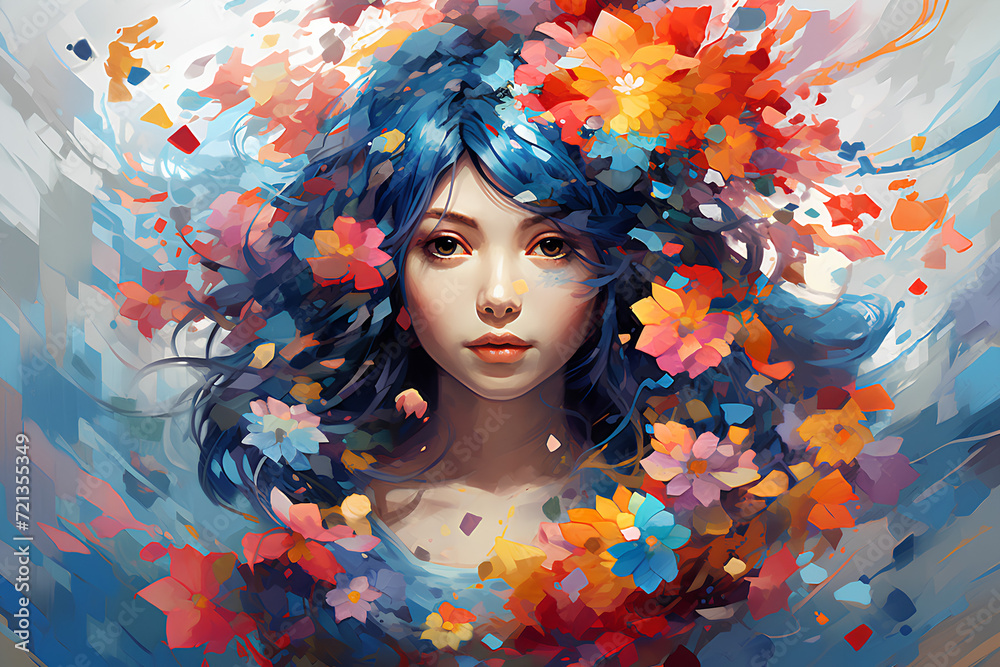 Exploring the Digital Palette: Artistic Expressions in Pixel Art Stock ...