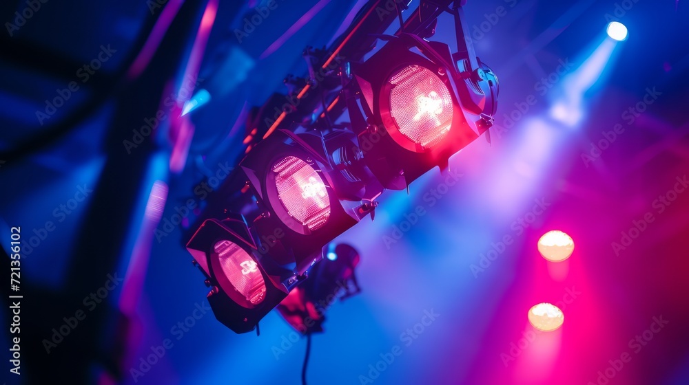 Looped seamless footage for your event, concert, stage design, title ...