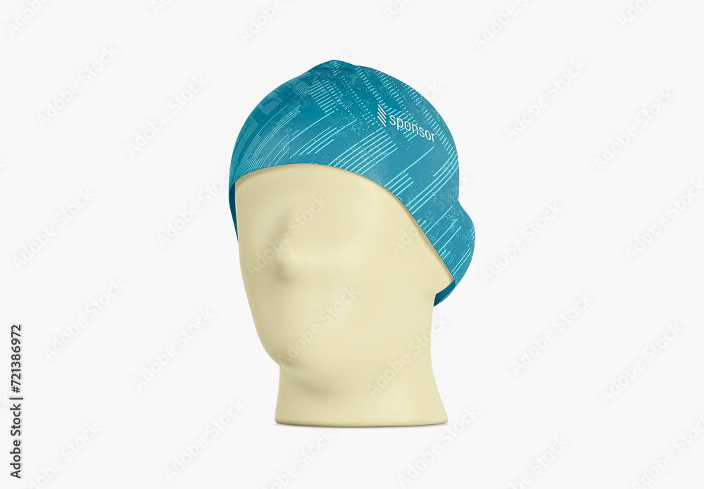 Swimming Cap Mockup Stock Template | Adobe Stock