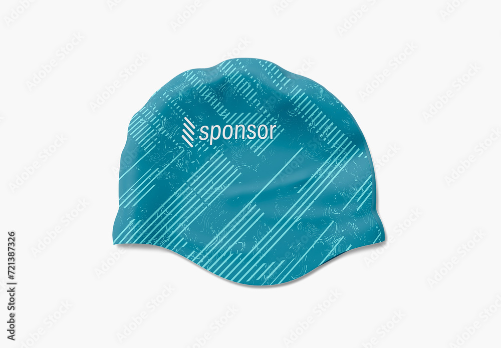 Swimming Cap Mockup Stock Template | Adobe Stock