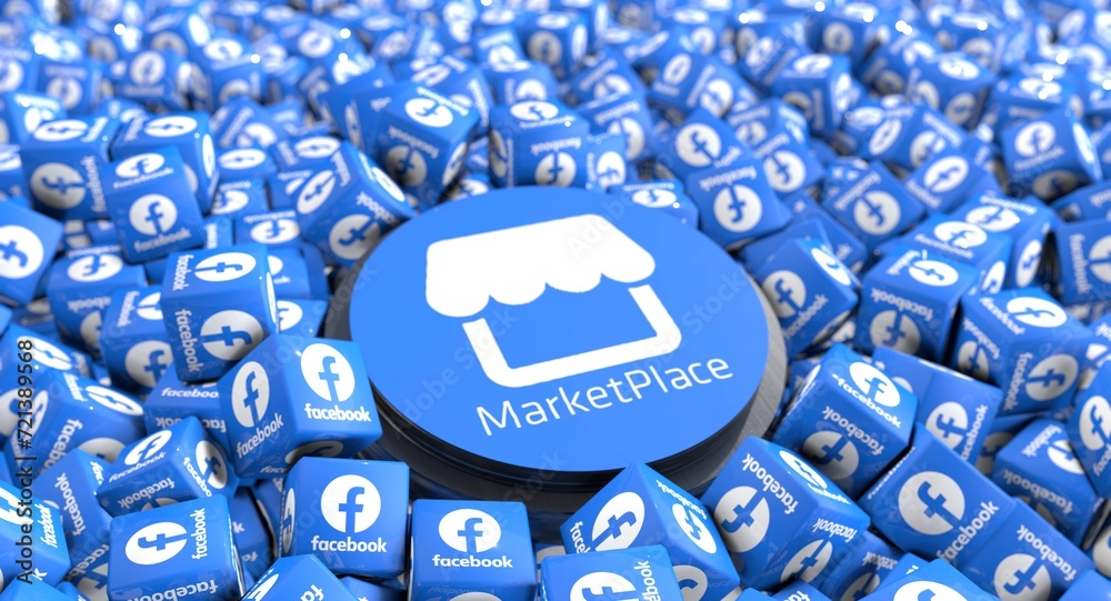 Facebook Marketplace, Social Media Logos Visual Presentation - Facebook ...