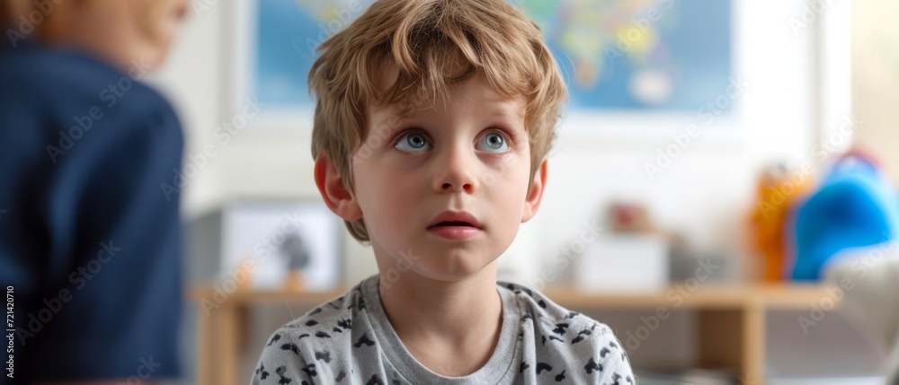 Inclusive Speech Therapist Supports Child With Autism Spectrum Disorder ... Inclusive Speech Therapist Supports Child With Autism Spectrum Disorder ...