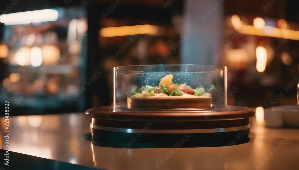 Interactive Food Display, a dish that interacts with the diner through ...