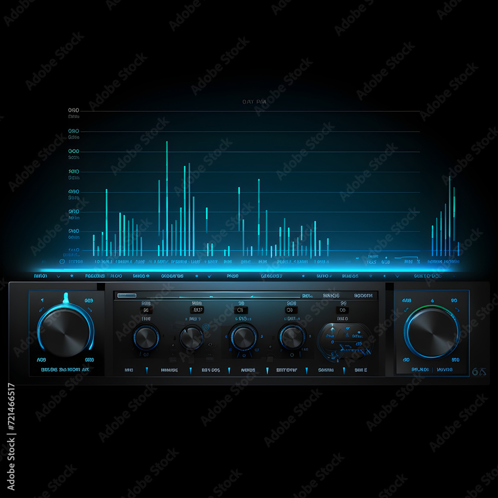 Foto de Vibrant Audio Frequency Spectrum Display: A Deep Dive into ...