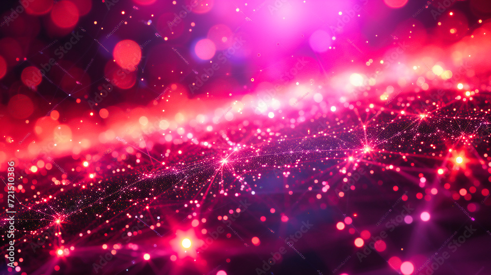 Magical night background with sparkling lights and glitter, evoking a ...