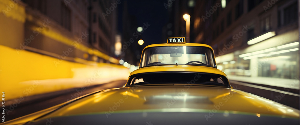 taxi car facing the camera, minimalist, deadpan, banal, cool, clinical ...