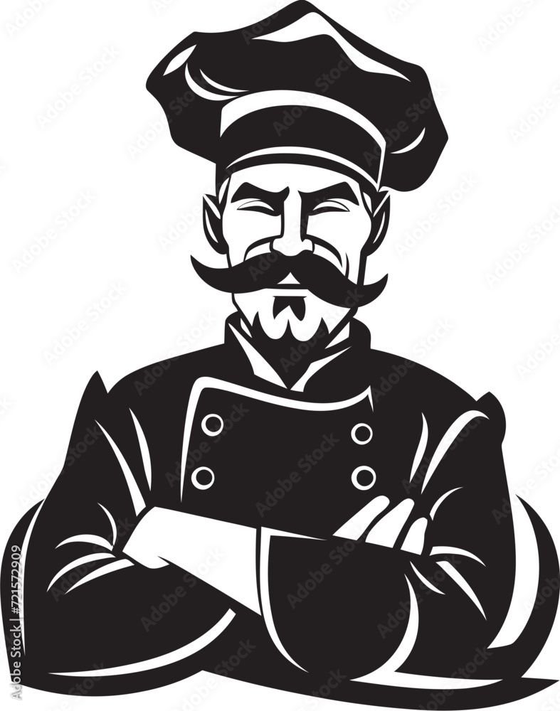 Chef Character Vector BundleVector Silhouette of Chefs Stock Vector ...