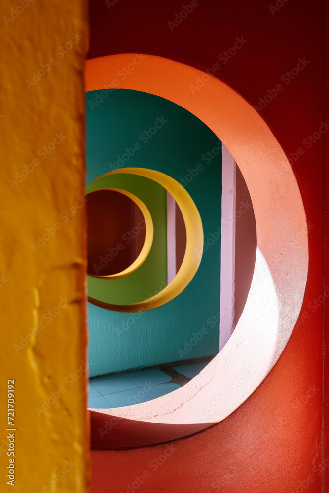surrealist situation. Bold colours. Photography. Eye-Level Perspective ...