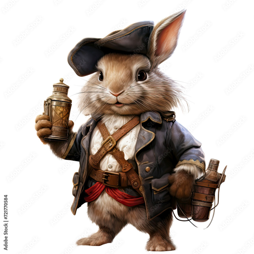 Watercolor Cowboy Bunny Clipart, Western Rabbit PNG, Bunny Cowboy ...