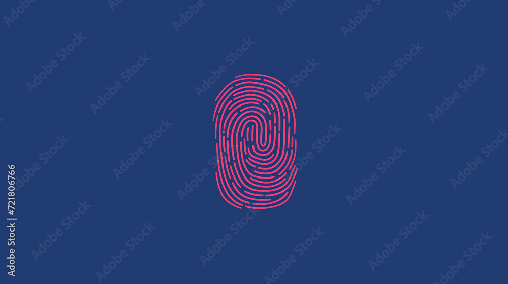 Fingerprint scanning is a growing trend in security, water color ...