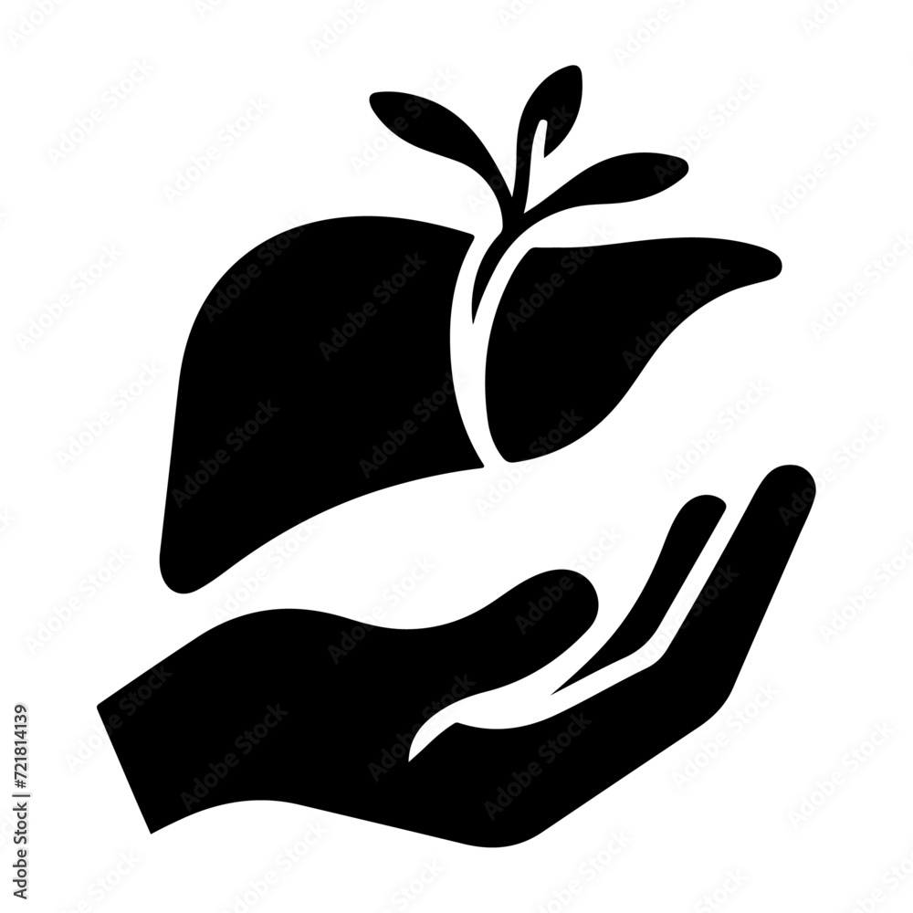 minimal Liver icon, clipart, vector silhouette, black color silhouette ...