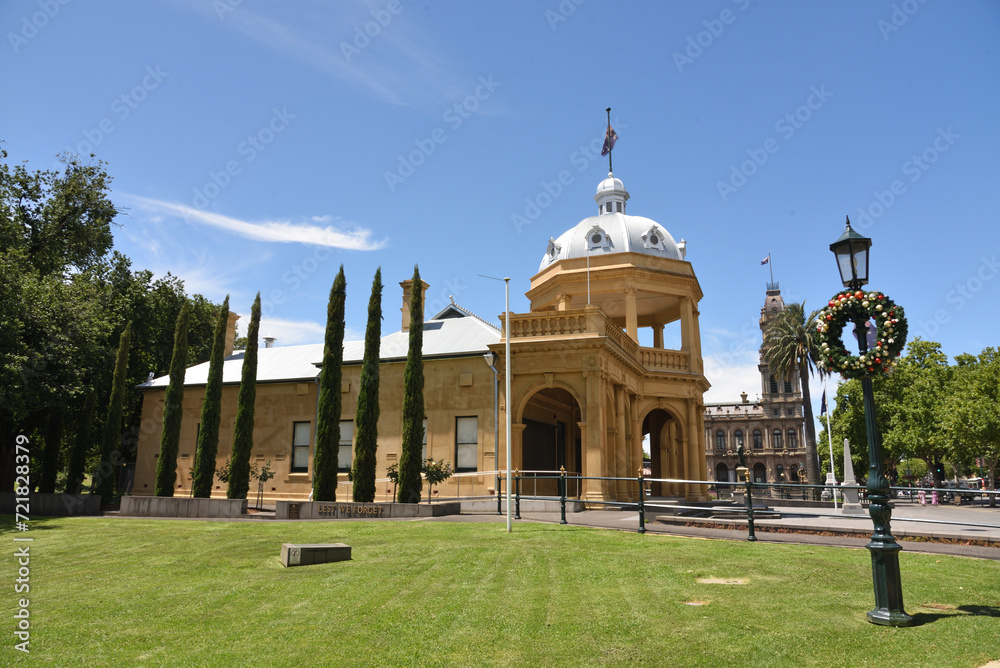 Bendigo, Victoria - 4 January 2024 - The facade building of Bendigo ...