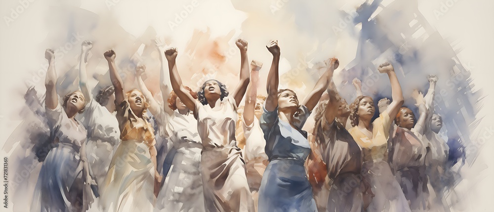 Many women fighting for their rights tired of the inequality suffered ...