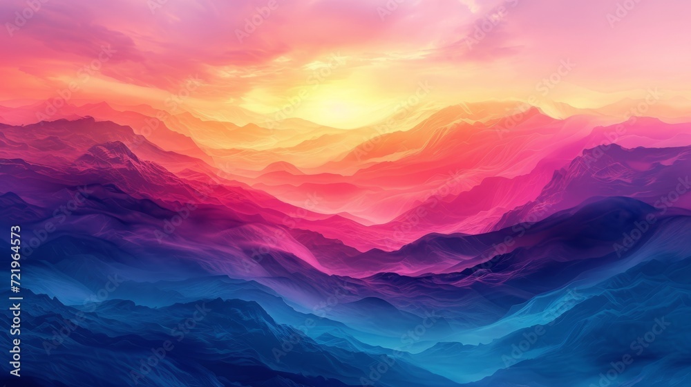 space with a background featuring saturated colors, creating a bold and ...