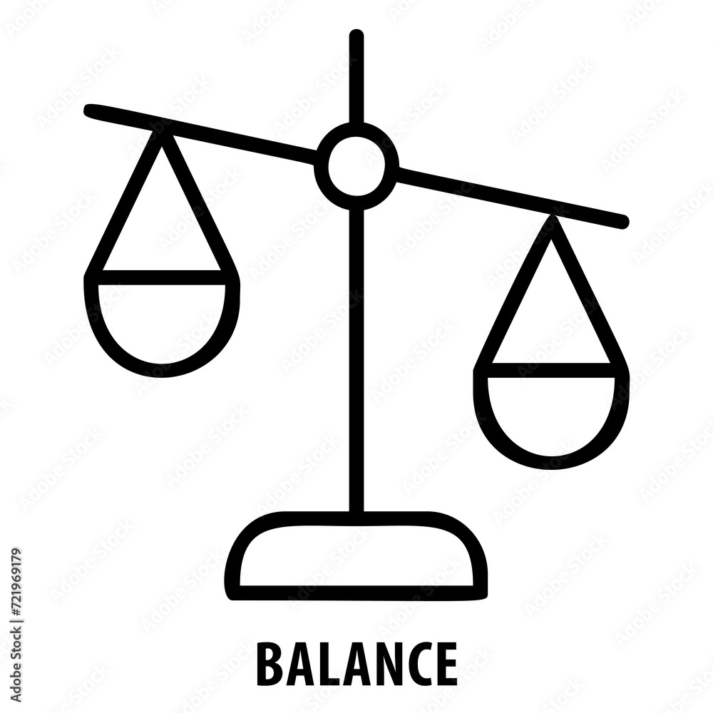 Balance, equilibrium, stability, harmony, equality, stability, fairness ...