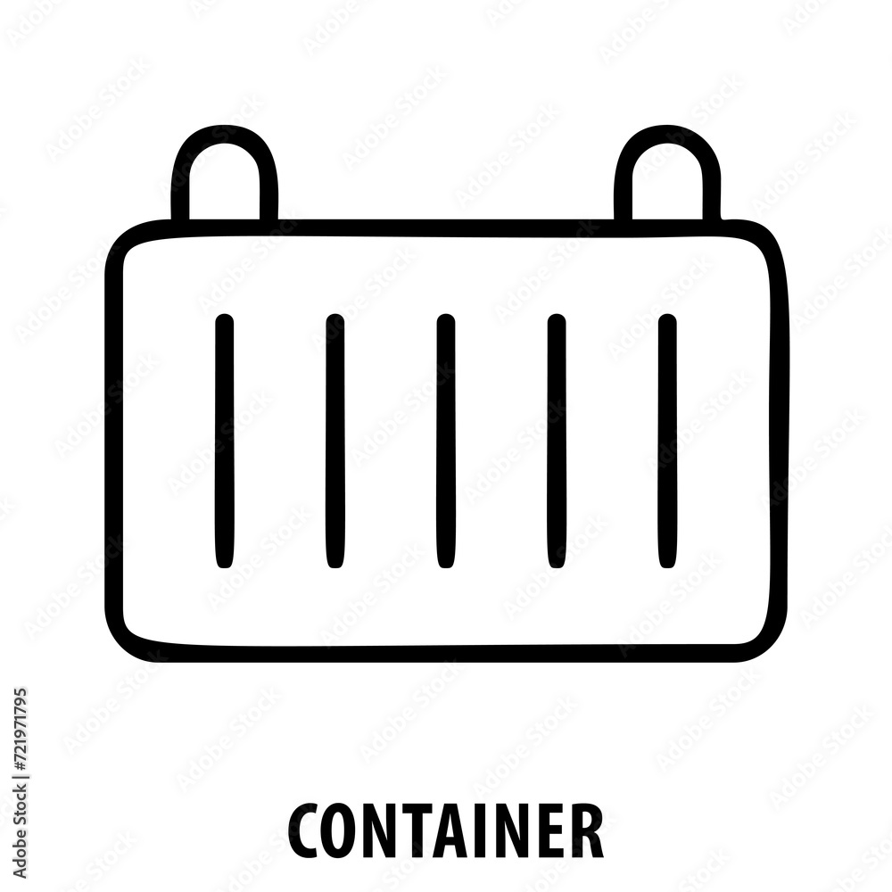 Container, shipping, logistics, cargo, delivery, freight, transport ...