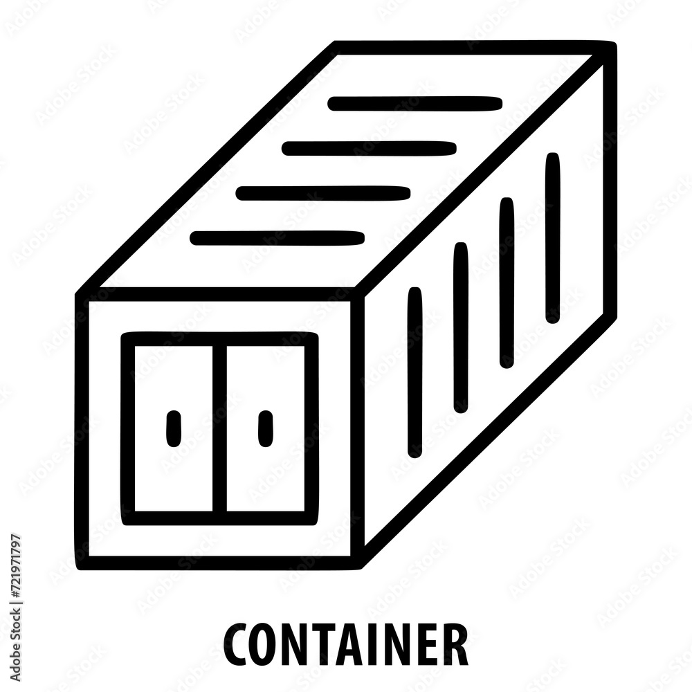 Container, shipping, logistics, cargo, delivery, freight, transport ...