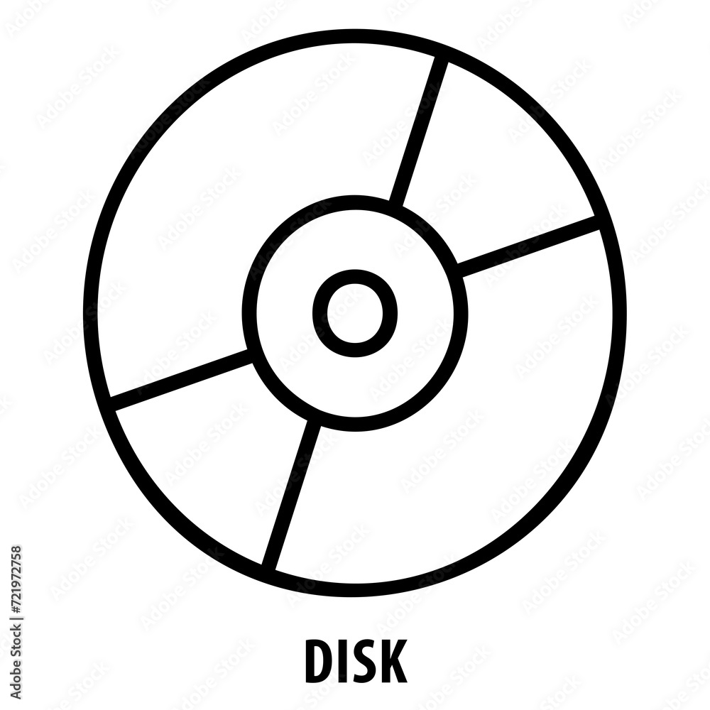 Disk, storage, data, disk icon, hard disk, computer, technology, memory ...