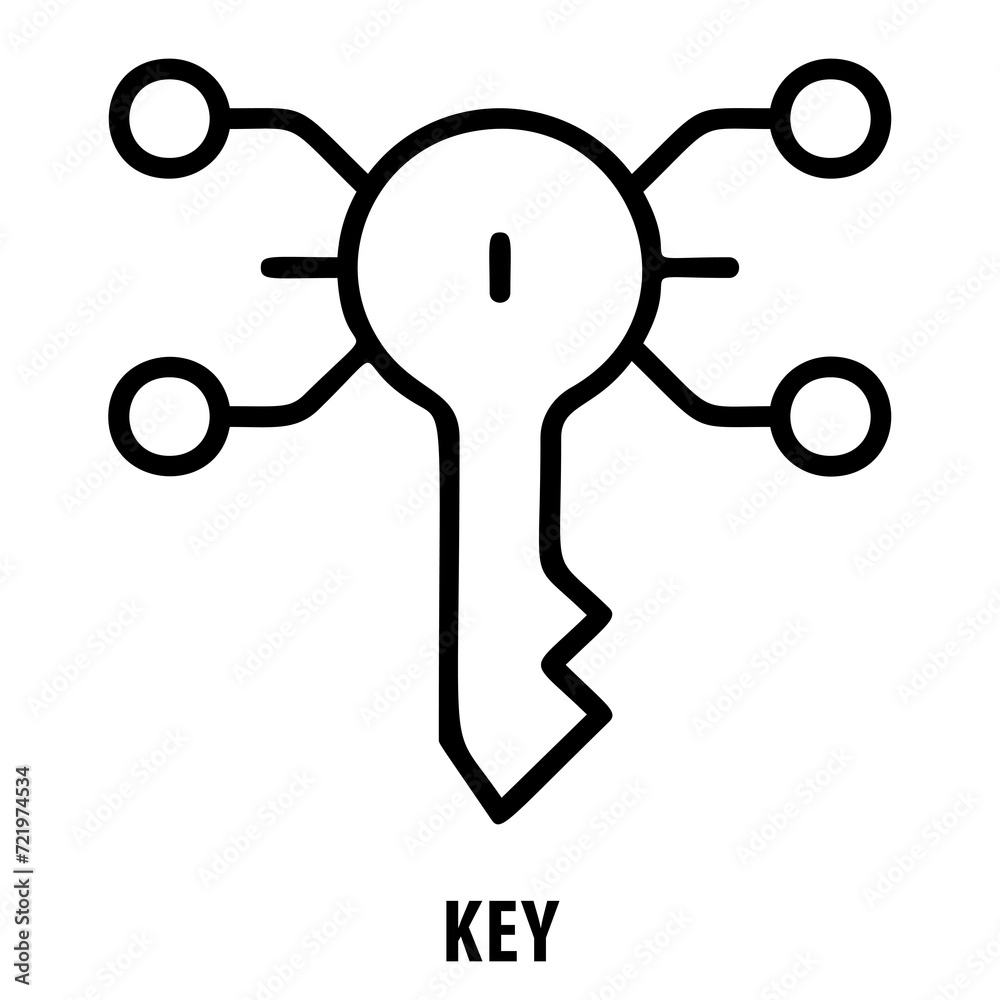 Key Access Security Key Icon Unlock Encryption Access Symbol