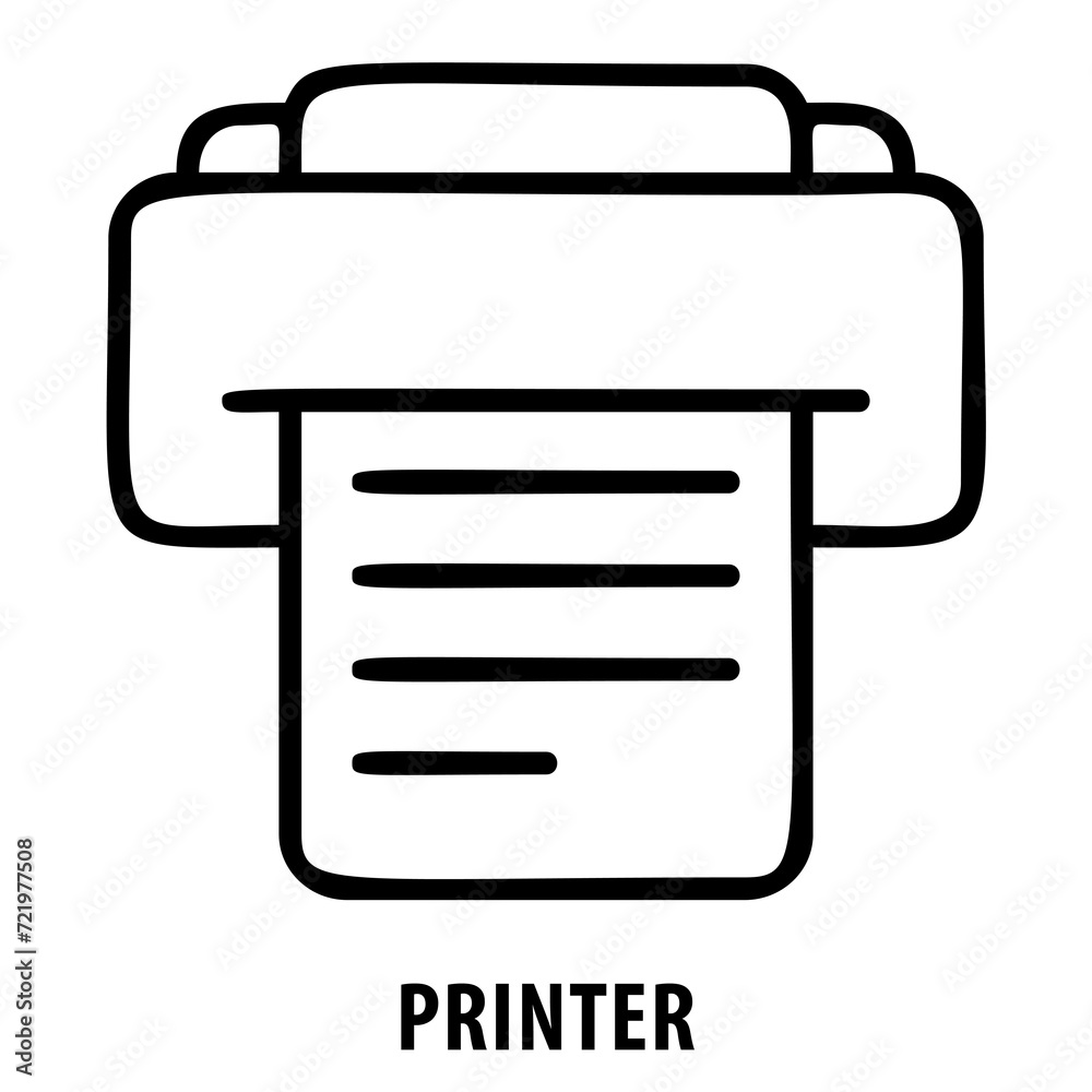 Printer, printing, printer icon, office equipment, print, printing ...