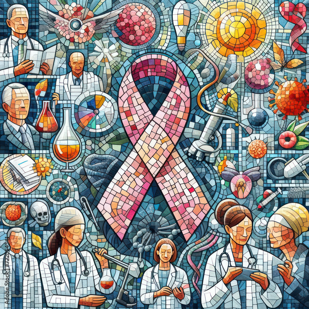 Explore the intricate stages of cancer treatment through a captivating ...