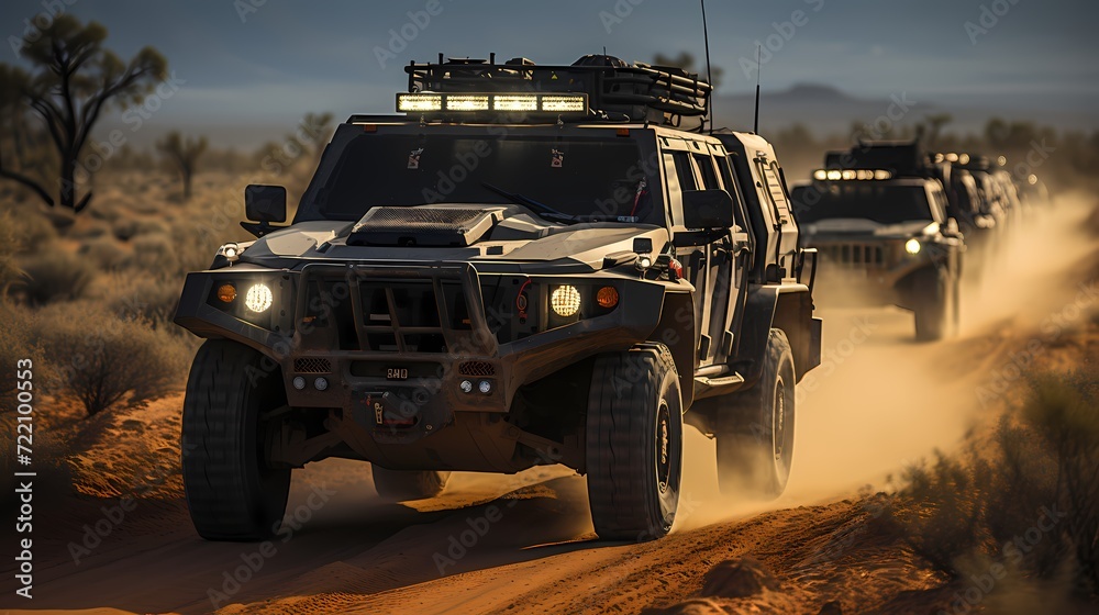 Tactical response team conducting a rapid deployment exercise from ...