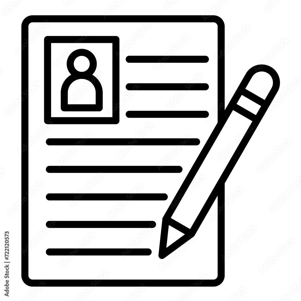 Registration Icon Stock Vector | Adobe Stock