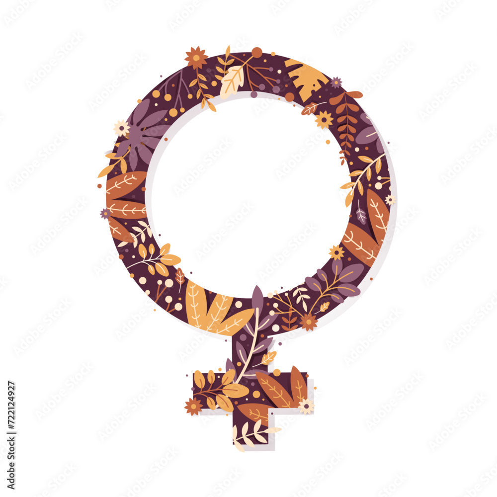 Sigle de la femme, symbole et signe de la femme - Illustration ...