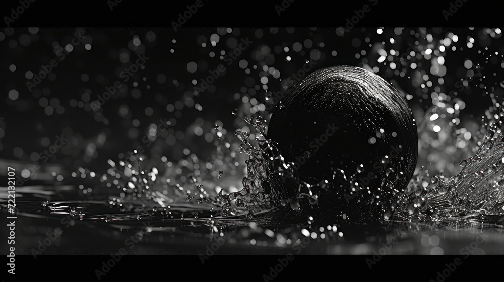 3d Render Of Monochrome Black And White Abstract Art Video Animation