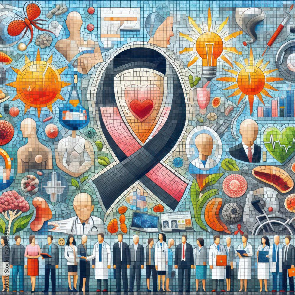 Explore the intricate stages of cancer treatment through a captivating ...