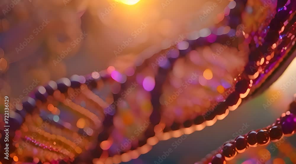 Rotating human DNA. AI generated video. digital DNA, human genome ...